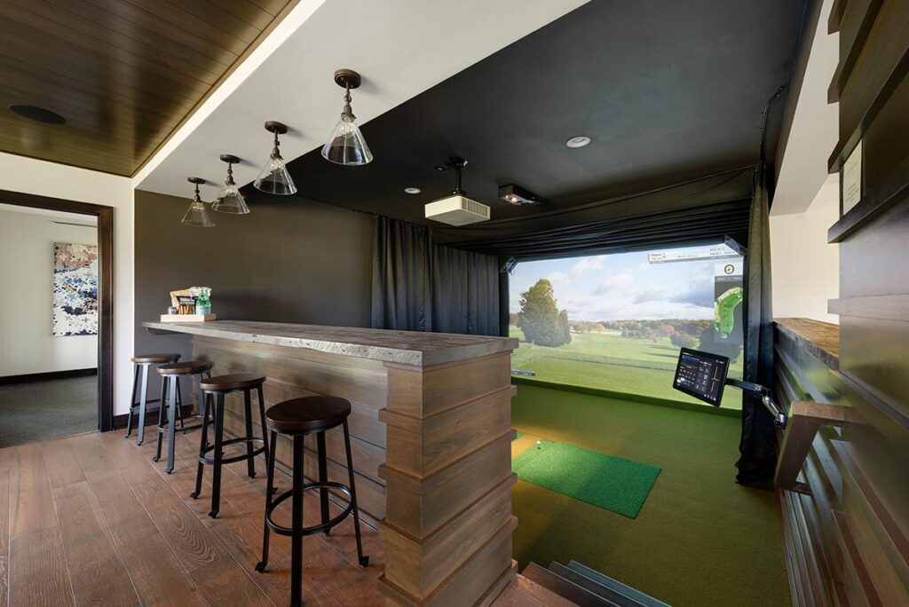 Golf Simulators & Putting Greens - Renovation | Custom One